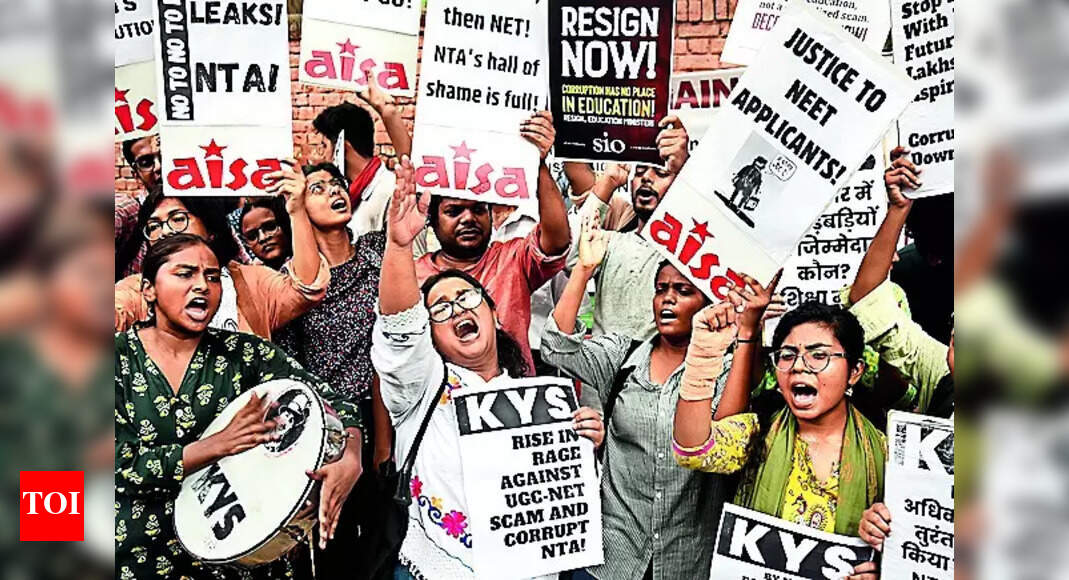 NEET Controversy: NEET Controversy: Students Demand NTA Scrapped ...