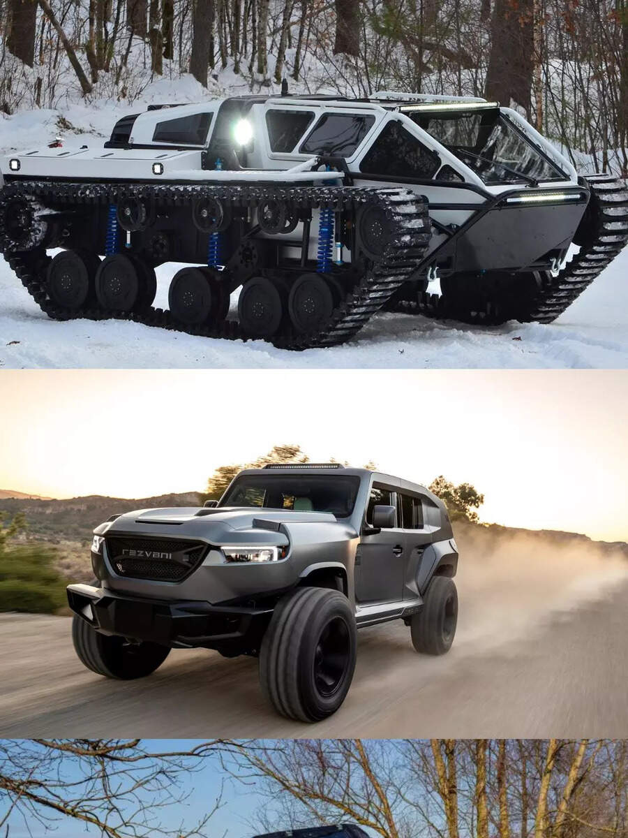 5 Cars That Are Tank For Roads, Rezvani Tank, Ripsaw F4, Sherp N 1200 ...