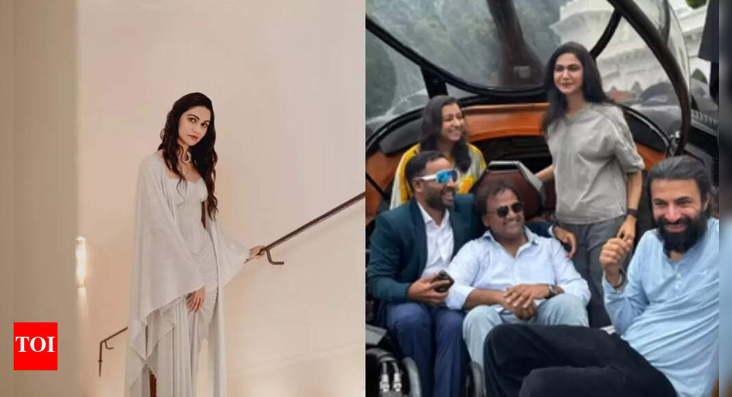 Allu Sneha Reddy explores 'Bujji', the AI-powered car from 'Kalki 2898 ...