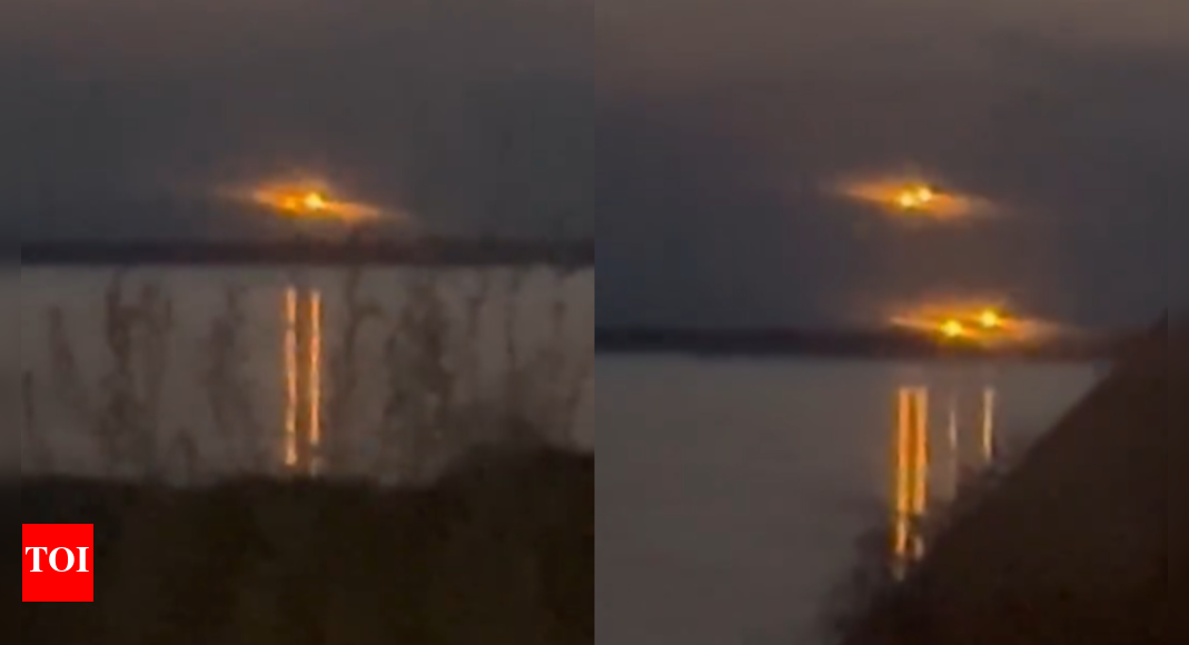 Alien encounter? Canadian couple captures mysterious lights sparking ...
