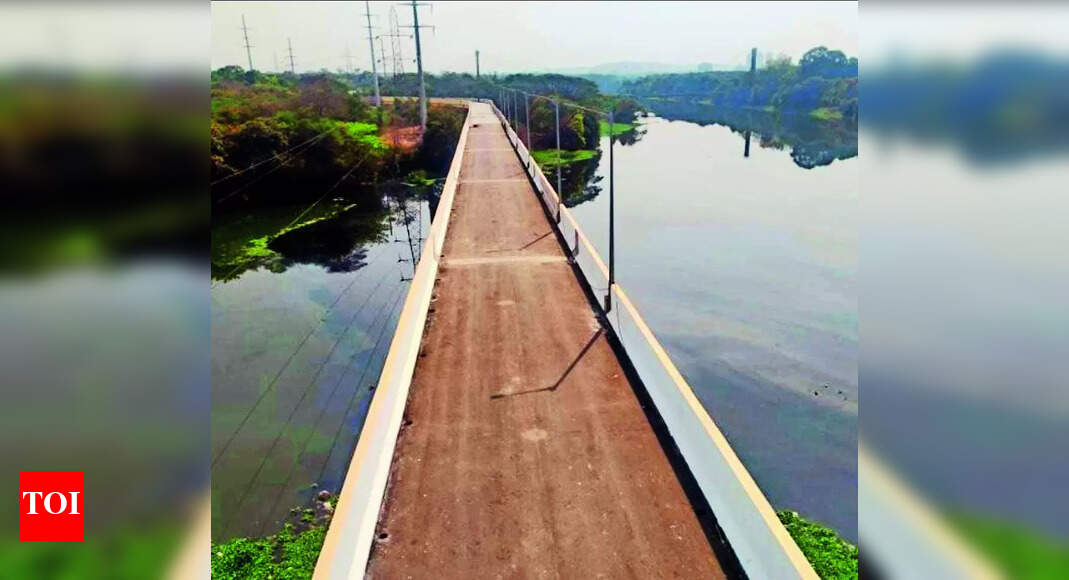 Bopkhel Bridge: Bopkhel bridge construction in final phase, crucial for connectivity | Pune News ...