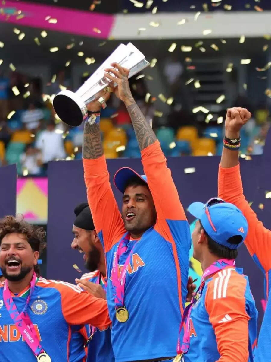 T20 World Cup: India's celebration as they become World Champions ...