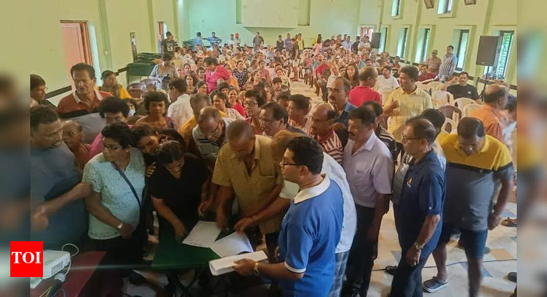 Jua locals thwart NGO’s khazan land development | Goa News - Times of India