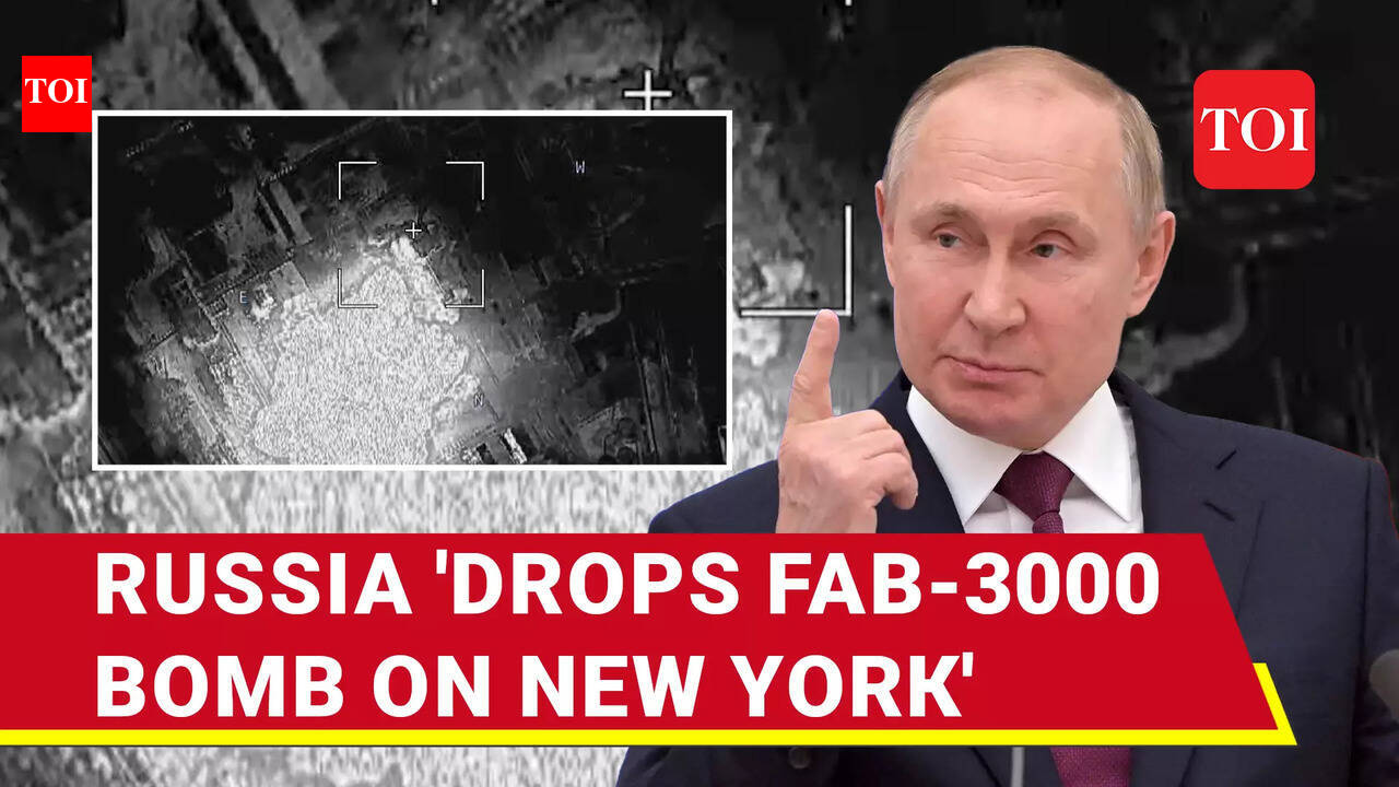 Russia Bombs New York Using New FAB-3000 Bomb In Ukraine