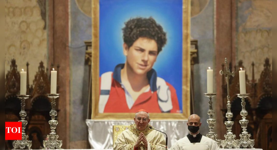Meet Catholic Church's first millenial saint Carlo Acutis - Times of India