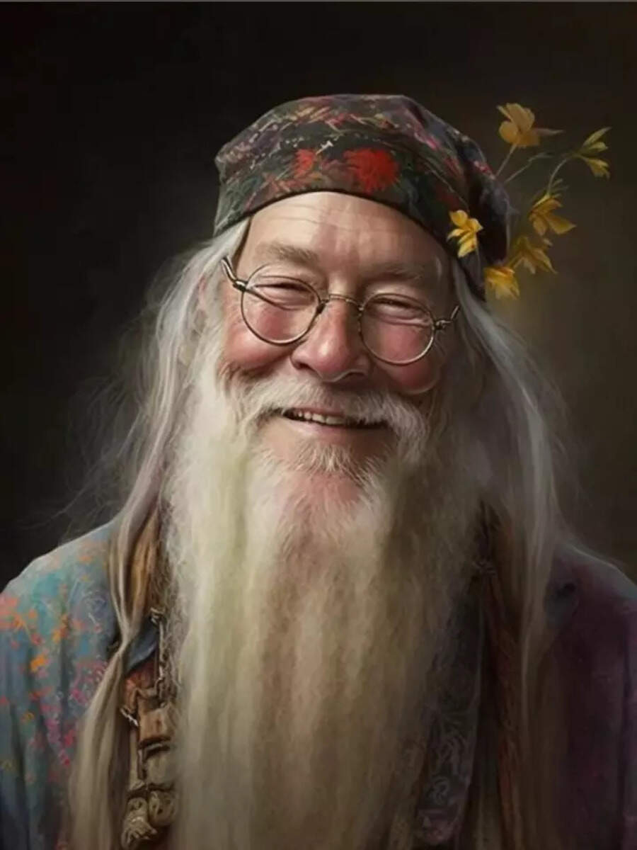 Reimagining 8 Harry Potter Characters as a Hippie Commune With AI ...