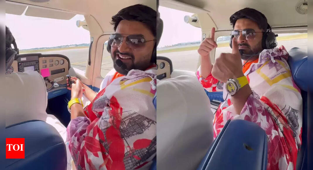 Watch this video of Kapil Sharma flying a plane; says ‘Aaj jahaaz tera ...