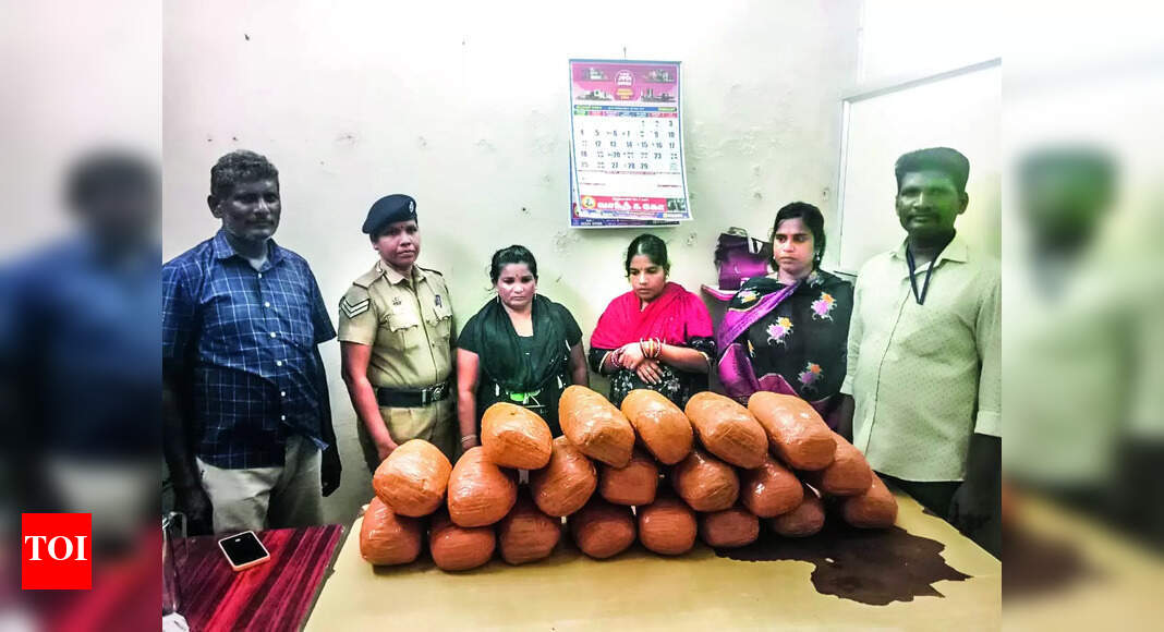 Ganja: Two Women Arrested for Smuggling 20 kg Ganja from Odisha to ...