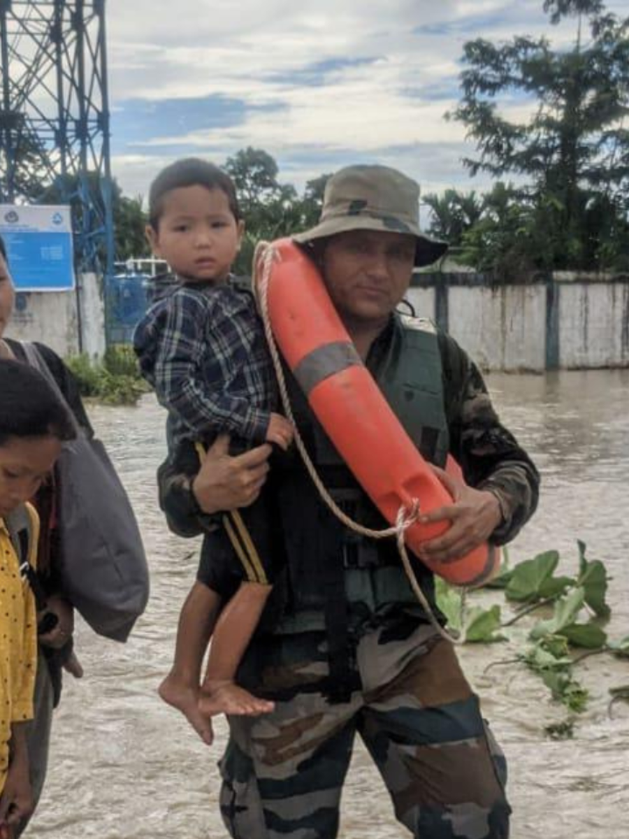 Rescue Operation Amid Flood In Assam & Arunachal Pradesh | In PICS | Times Now