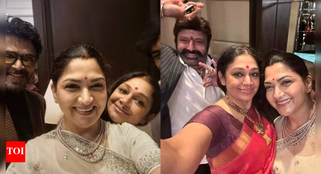 'Kalki 2898 AD' actor Shobana drops a lovely selfie with Khushbu Sundar ...