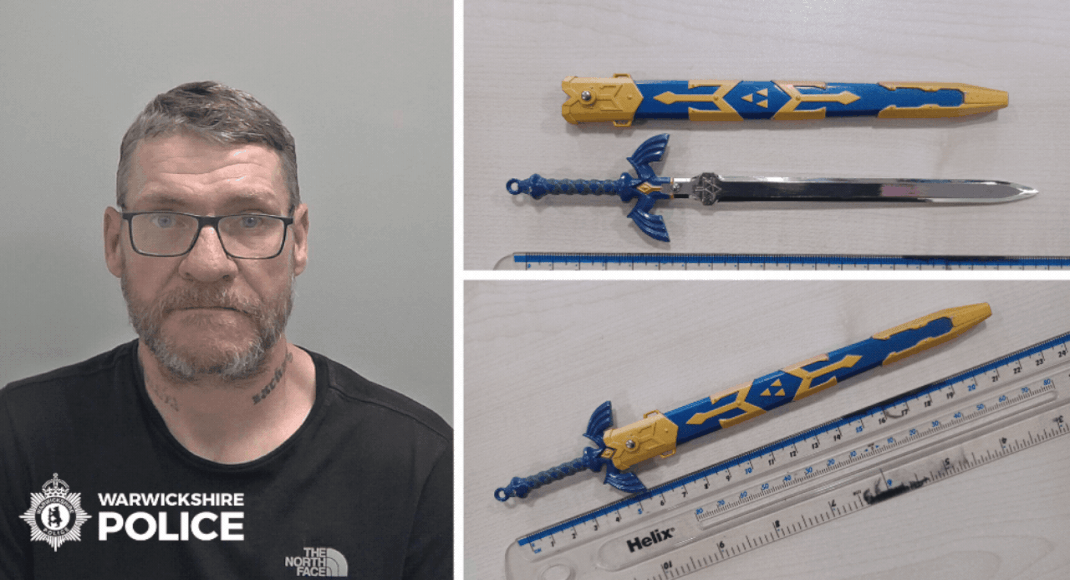 Man jailed for carrying 6-inch replica of iconic sword from Nintendo ...