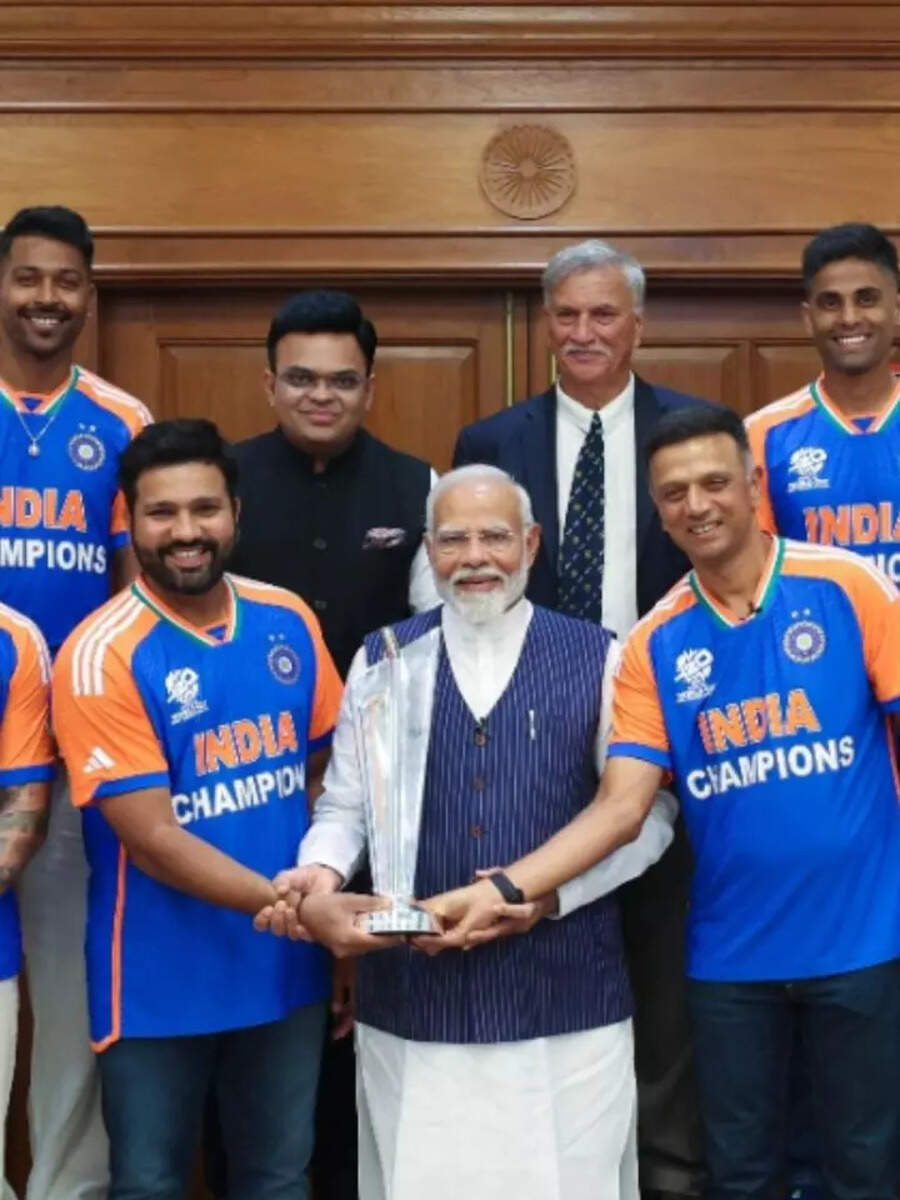 In photos: The victorious Indian Cricket Team meets PM Narendra Modi ...