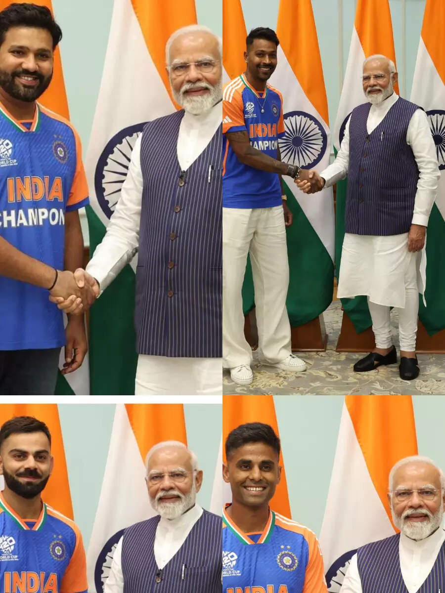 All 15 Indian Team Players Thank PM Modi, Share Pics | Times Now