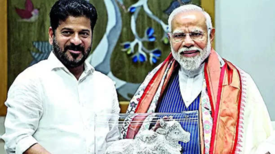 Telangana CM meets PM, seeks IIM and steel plant for state | Hyderabad News - Times of India