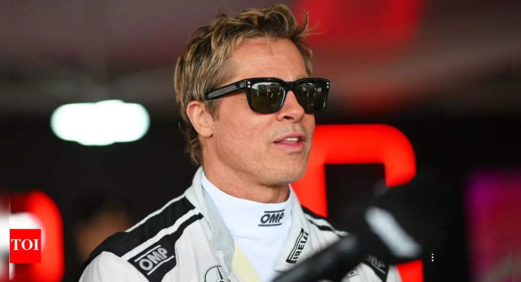 Brad Pitt revs up for Formula One in style at the British Grand Prix! | English Movie News ...