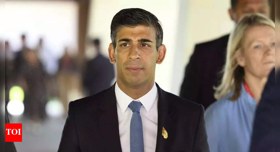 Sunak to step down as Tory leader, but not immediately - Times of India