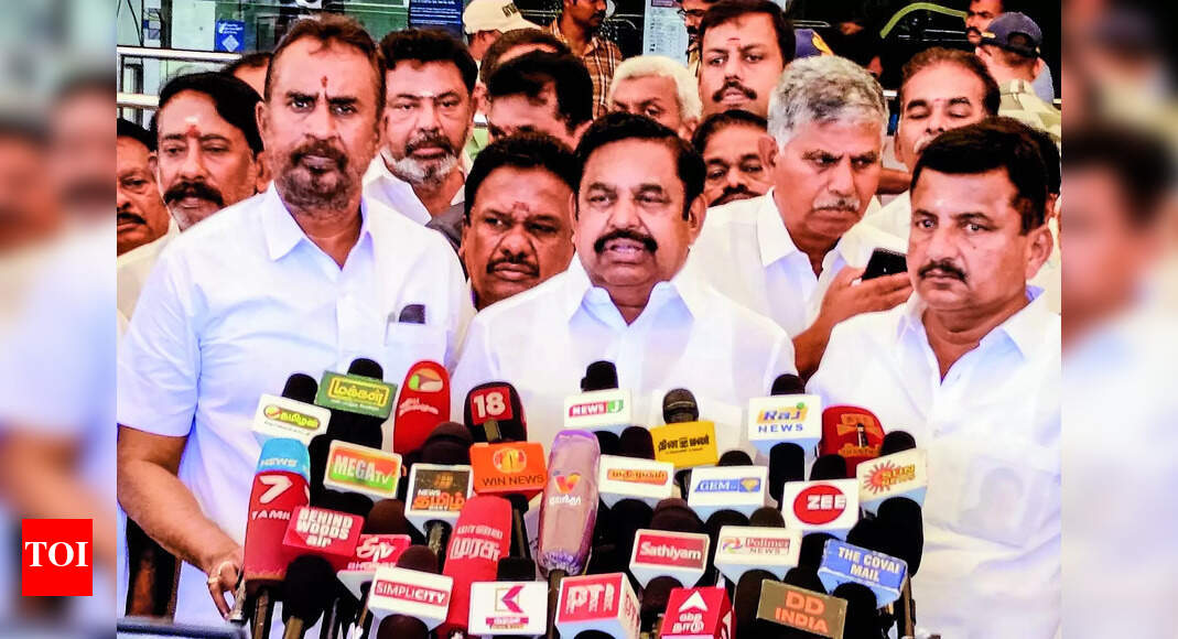 AIADMK: AIADMK General Secretary Edappadi K Palaniswami to Hold ...