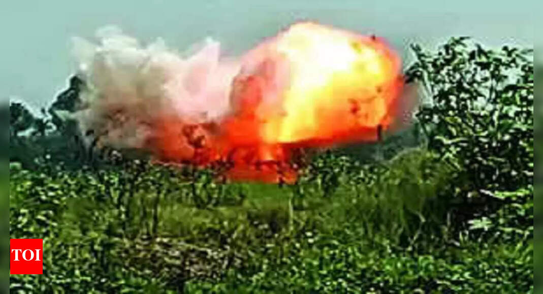 WWII Japanese bomb detonated in West Bengal's Jhargram | Kolkata News ...