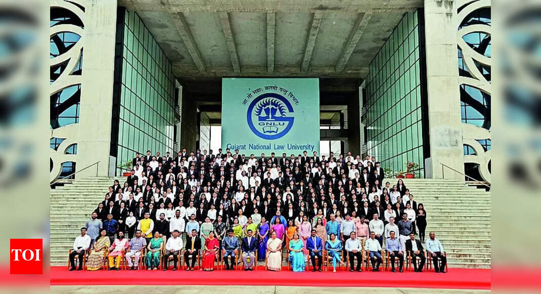 GNLU: New GNLU batch has equal number of boys and girls | Ahmedabad ...