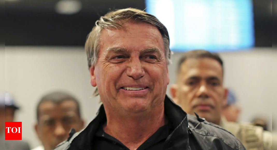 Brazil's Bolsonaro hopes for Trump return at right-wing rally - Times ...