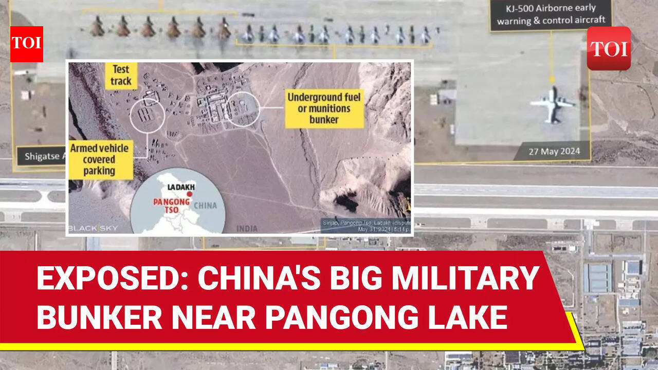Satellite Pictures Expose China's Secret Military Bunker Near Pangong ...