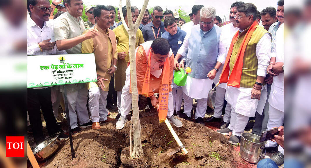 CM and Union Minister Lead Mega Tree Plantation Drive in Indore ...