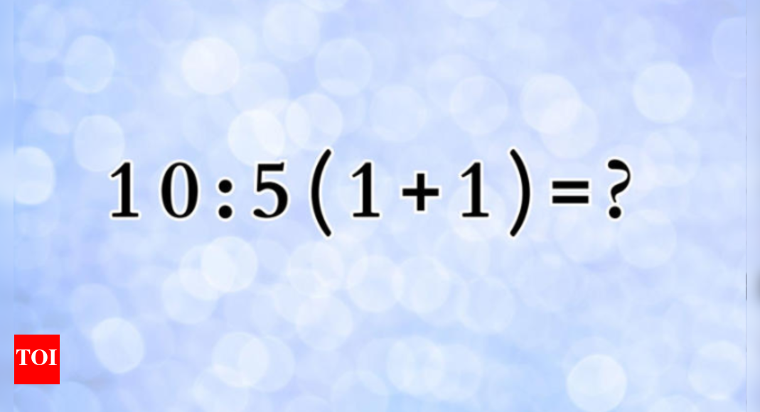 Simple maths puzzle has left netizens scratching their head: What's ...