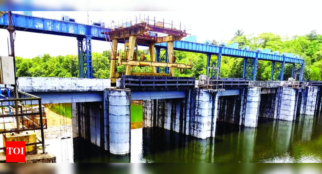Khandepar water level rises, WRD opens gates | Goa News - Times of India