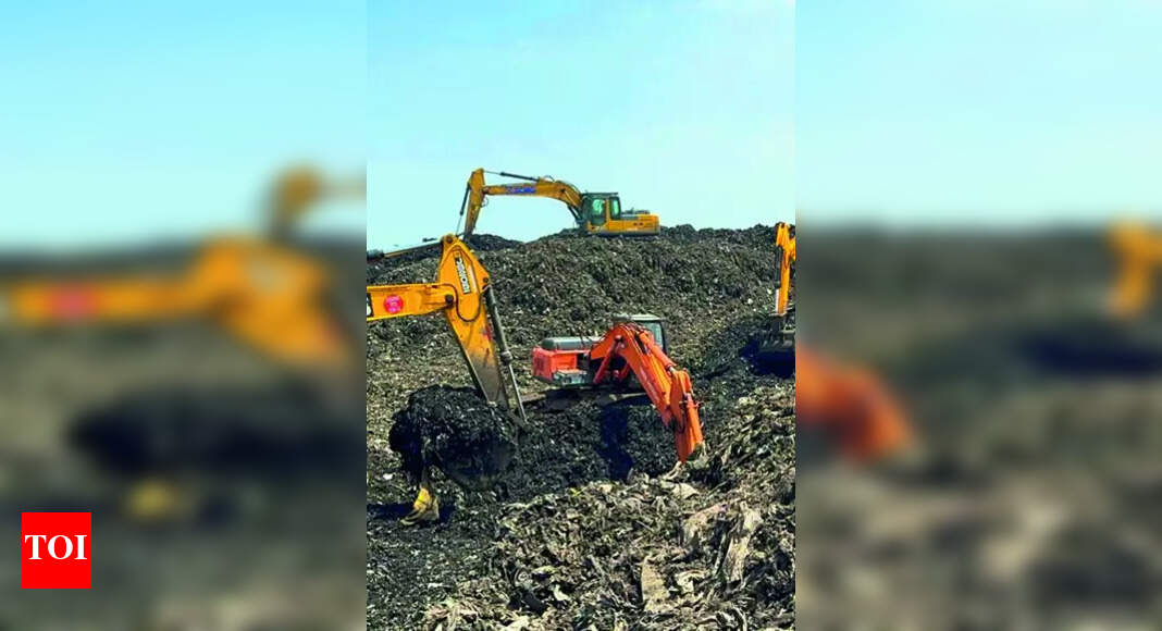 Bio-Mining: Bio-mining of 252-acre Kodungaiyur dumpyard commences to ...