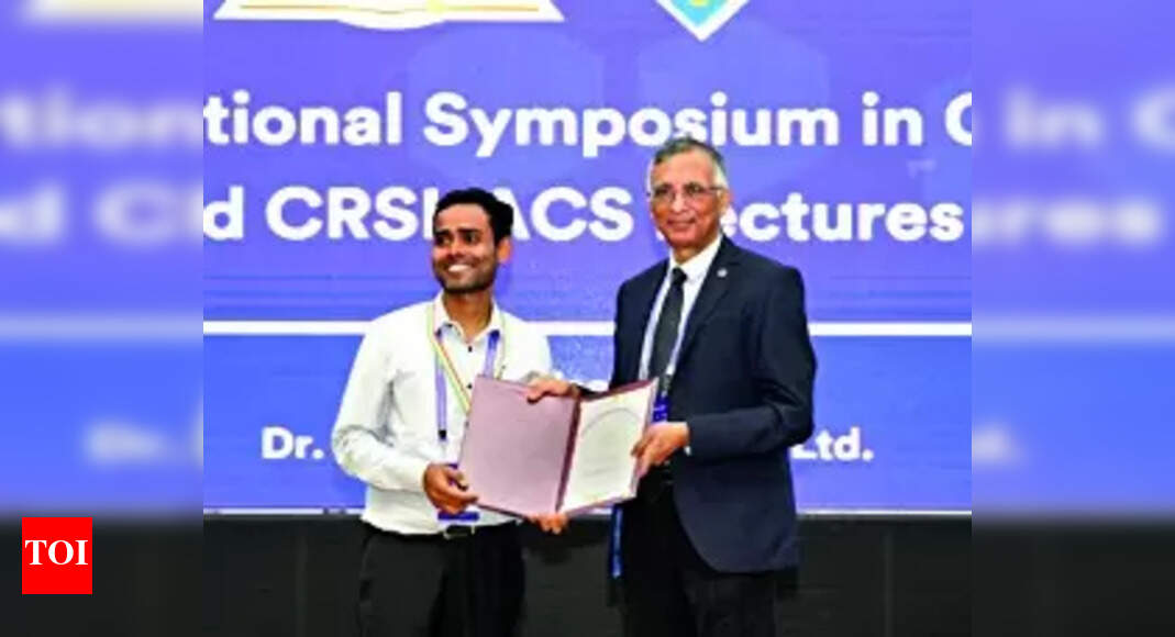 Dr Sanjib Banerjee: Dr Sanjeeb wins CRSI bronze medal 2024 in Chemistry ...