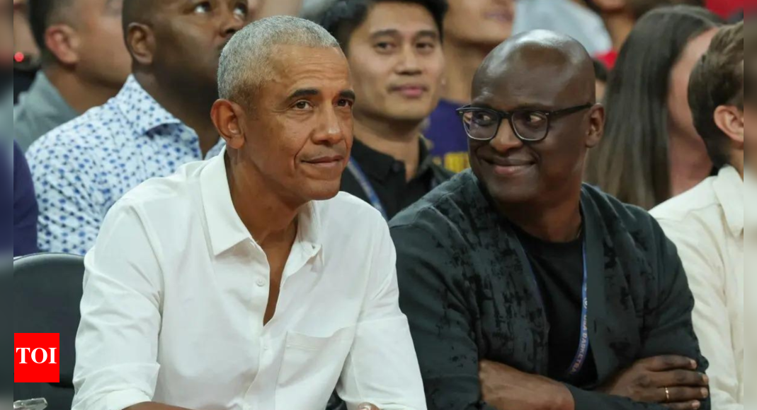 Former US President Barack Obama delivers motivational speech to US men ...