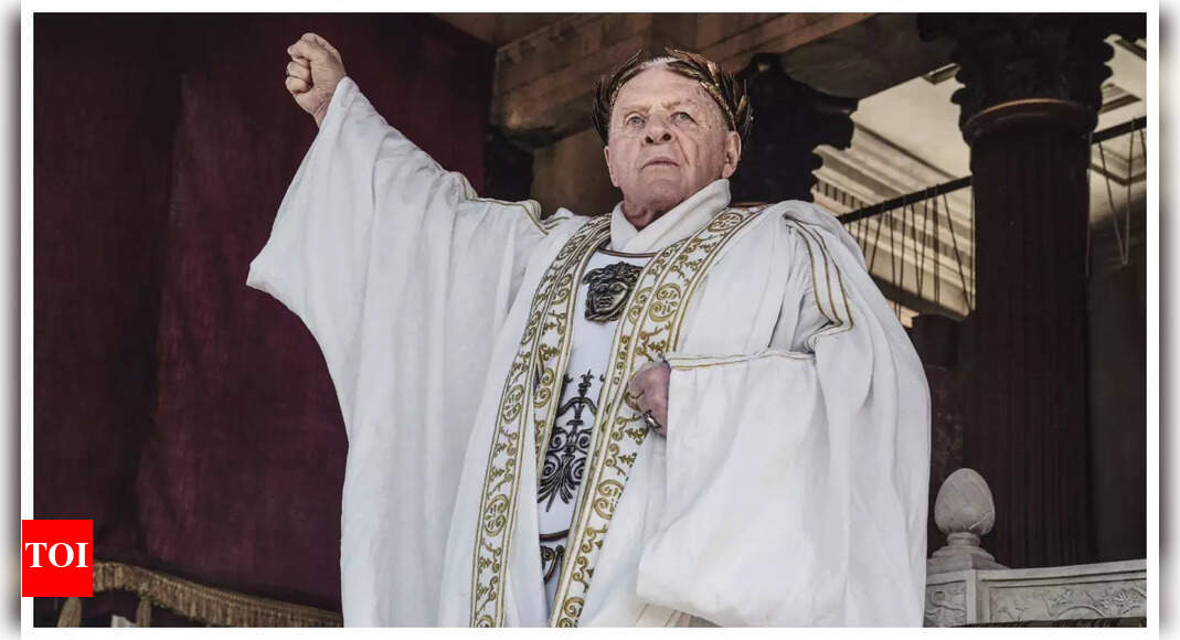 'Those About to Die' star Anthony Hopkins draws parallels between ...