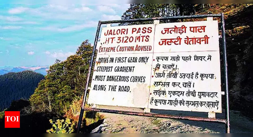 Jalori Tunnel: Locals of Shoja village reject proposed Jalori tunnel ...