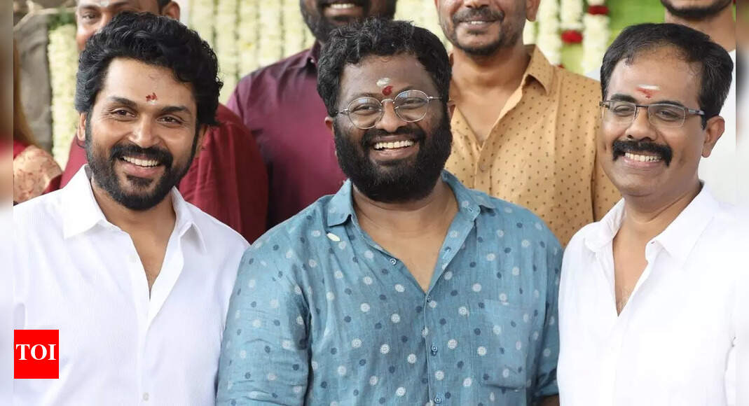 Karthi's 'Sardar 2' with PS Mithran commences today with a muhurat puja ...