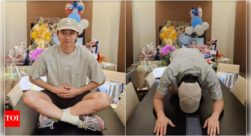 Gong Yoo celebrates birthday in the gym; 'Goblin' star bows down to ...