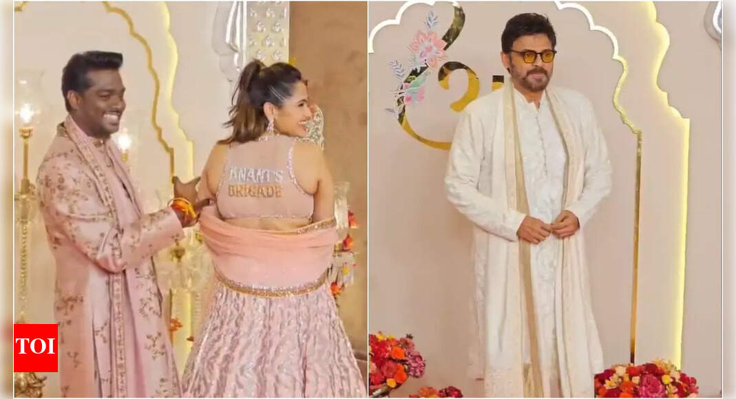 Anant Ambani and Radhika Merchant's wedding : Atlee and his wife Priya ...