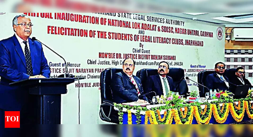 Lok Adalat: Lok adalat disposes of 1L cases in 1 day | Ranchi News ...