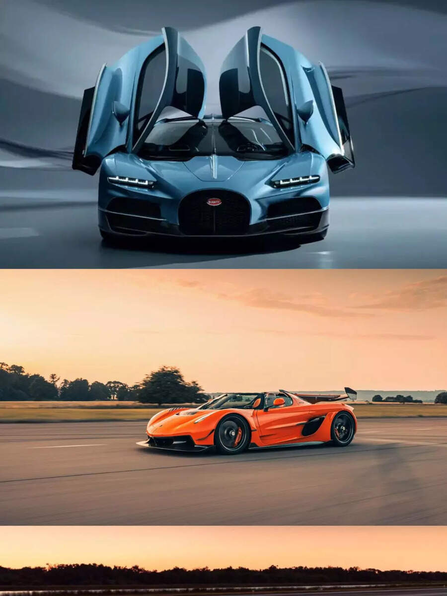 5 Hypercars That Are Fighter Jets For Road, Koenigsegg Jesko, Bugatti ...