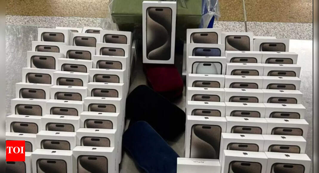 IGI New Delhi: 59 iPhones seized from two arriving from Milan at IGI ...