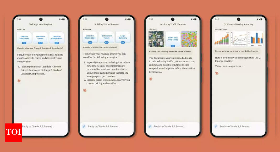 Amazon-backed Anthropic launches Android app for Claude - The Times of ... Amazon-backed Anthropic launches Android app for Claude - The Times of ...