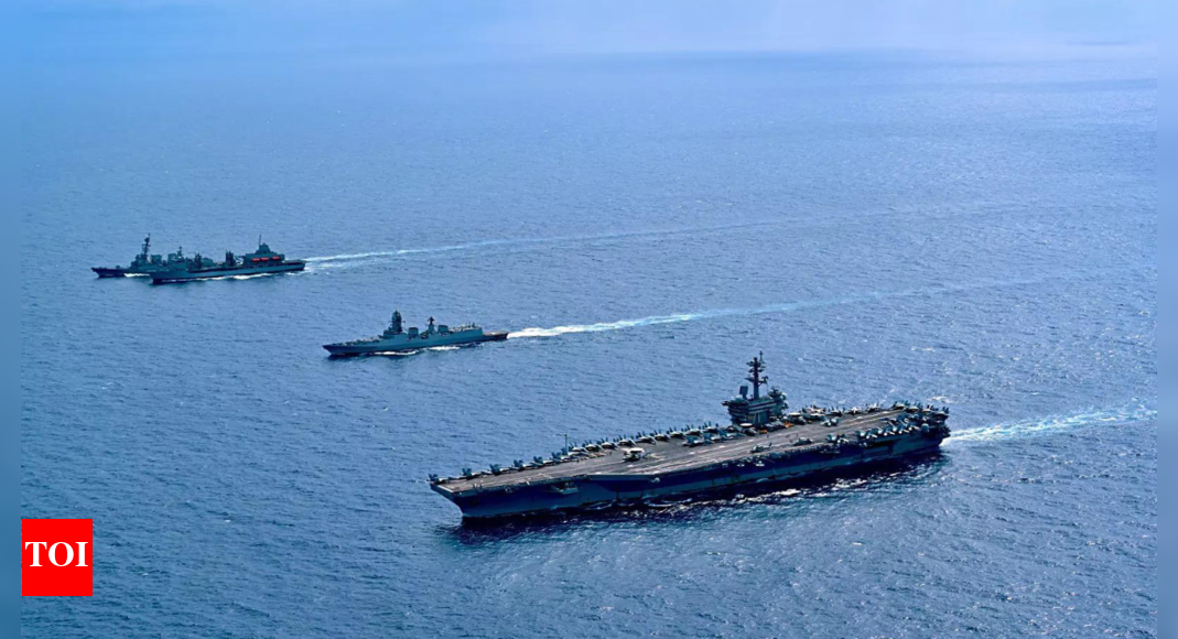 Indian Navy's INS Teg joins search operation for capsized vessel with ...