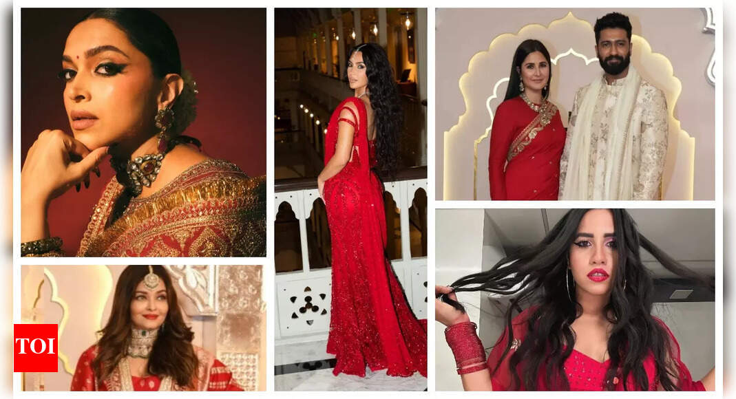 Anant Ambani and Radhika Merchant's lavish wedding: Glamour in red ...
