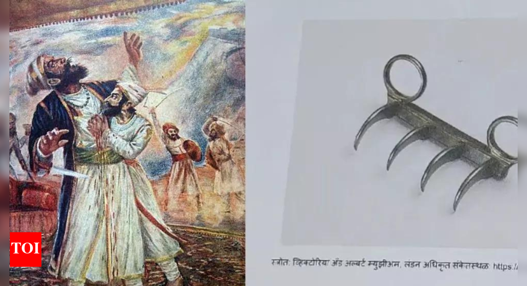 'Wagh Nakh' used by Chhatrapati Shivaji Maharaj to kill Afzal Khan ...