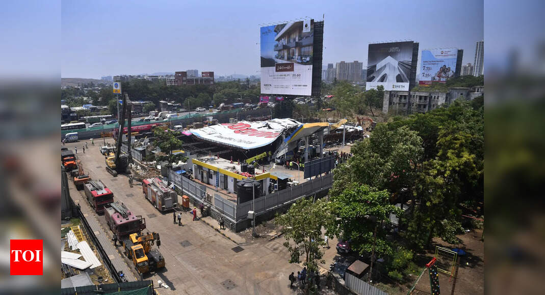 Hoarding Fall: Hoarding collapse in Ghatkopar: Director's bail plea ...