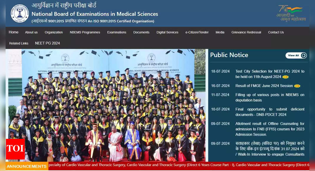 NEET PG 2024 Test Cities Released: Download Test City List for August ...