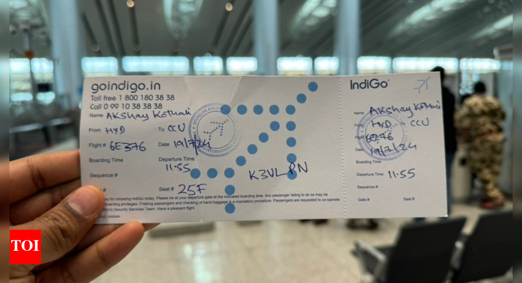 'My first hand-written boarding pass': Flyer shares unique experience ...