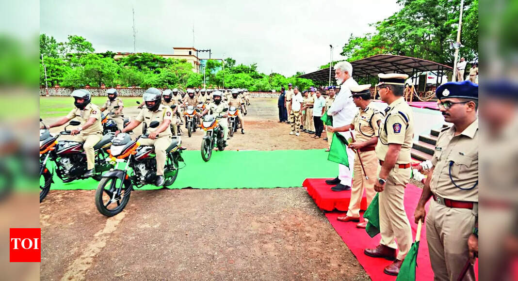 Nashik Rural Police: Nashik rural police receive 75 new bikes | Nashik ...