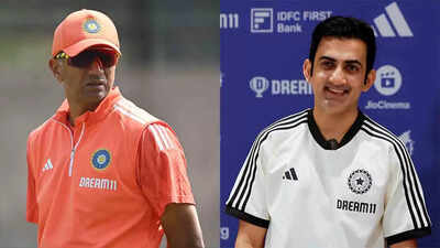 'Big shoes to fill...': Gautam Gambhir on succeeding Rahul Dravid as Team India head coach ...