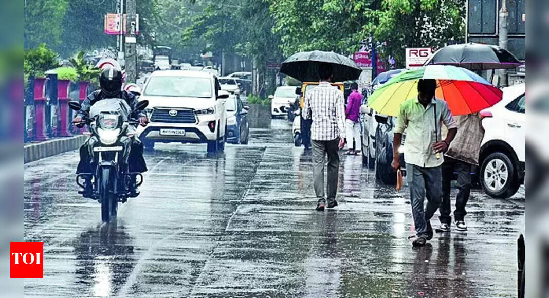 Nashik: Vehicle movement affected in Nashik due to 17mm rainfall | Nashik News - Times of India