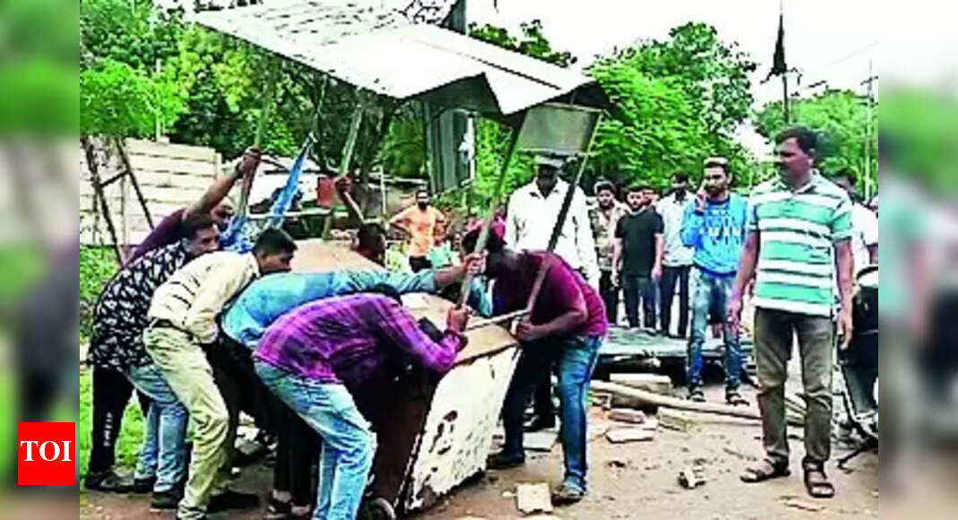 Road Encroachment: Road encroachment removed in Tandalja area ...